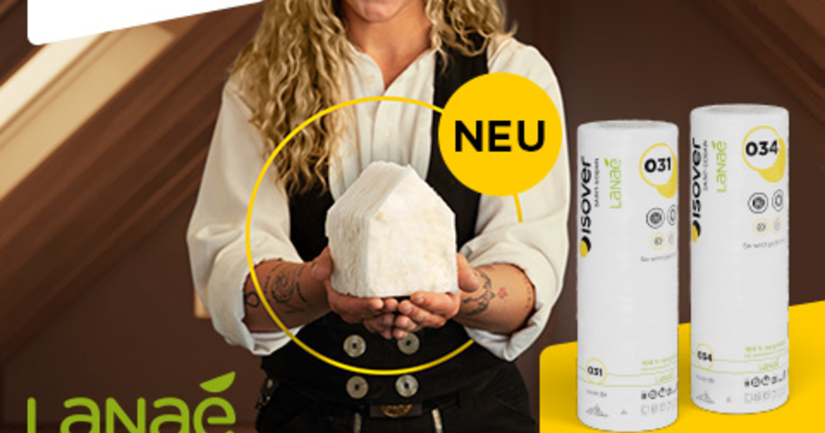 ISOVER Lanaé - der Klemmfilz kommt!